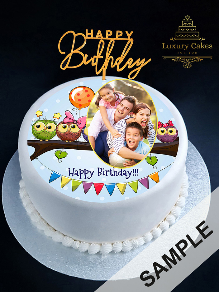 Personalised Cake with your own photo - Luxury Cakes 4U